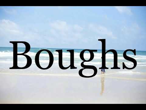How To Pronounce Boughs🌈🌈🌈🌈🌈🌈Pronunciation Of Boughs