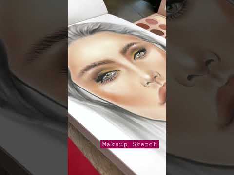 Makeup Sketch Face chart Ideas 2021 using BoxyCharm products #shorts