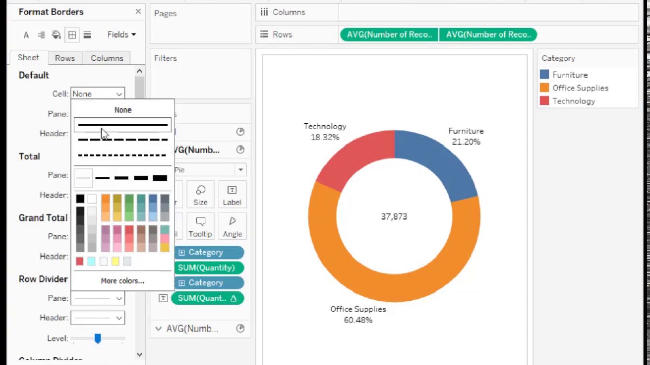 Mini Tableau Tutorial: Donut Chart