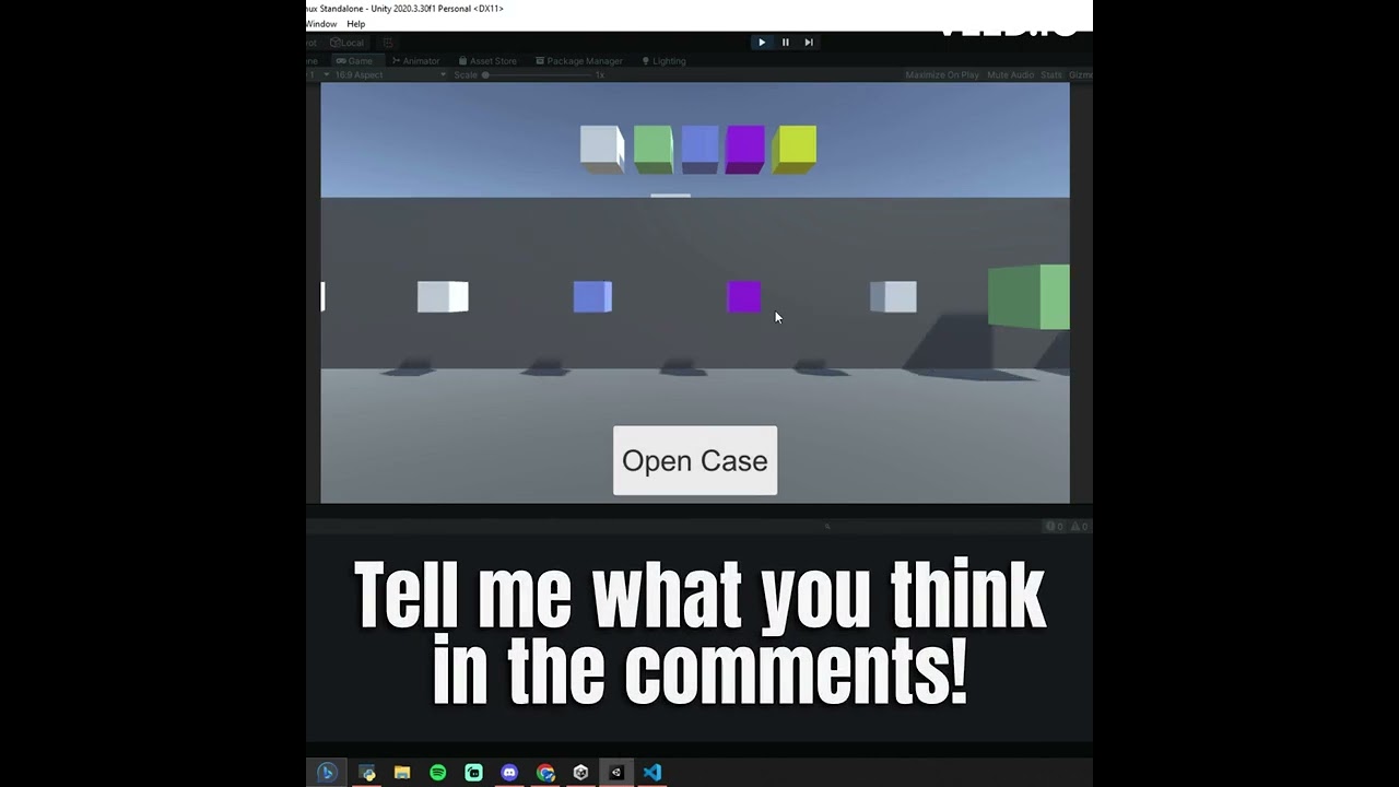 I updated my case opening simulator game! #shorts