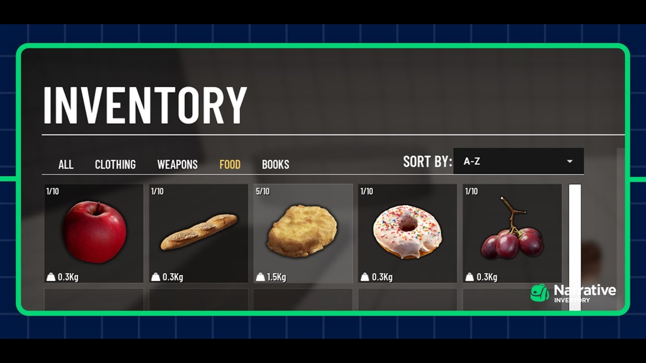 Narrative Inventory Quick Start Guide - Unreal Engine 5