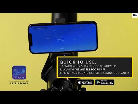 National Geographic StarApp70 70mm Refractor Telescope w Astronomy APP