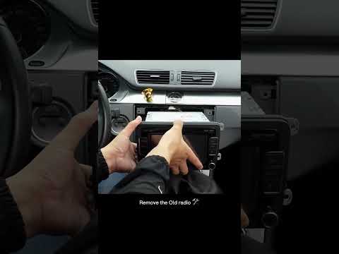 Install Android 12 head unit in my VW CC and it is 10/10!#carplay #applecarplay