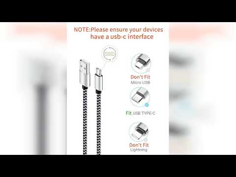 Review: Teeind USB Type C Cable Fast Charging, Tpc001 5 Pack(6Ft 3A) Braided C Charger Cables ...