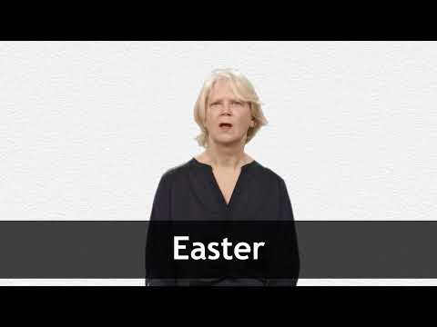 How to pronounce EASTER in American English