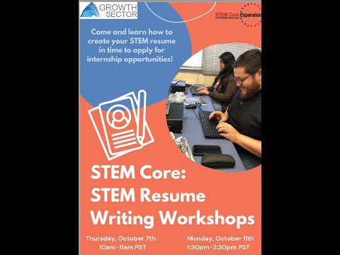 STEM Resume Writing