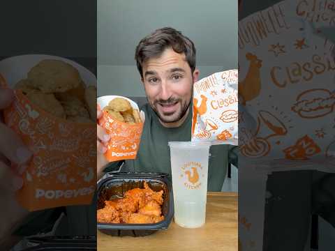 Trying POPEYES PICKLE menu! 🥒🍗