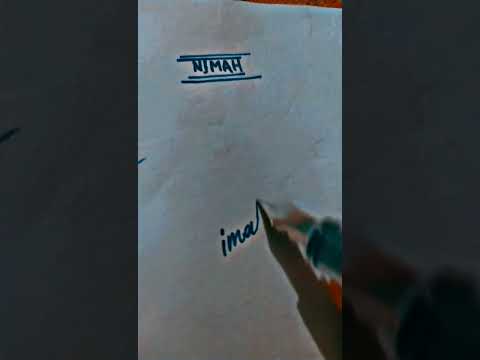 Nimah name # #vishal #art #writing #sortvideo #ytshorts