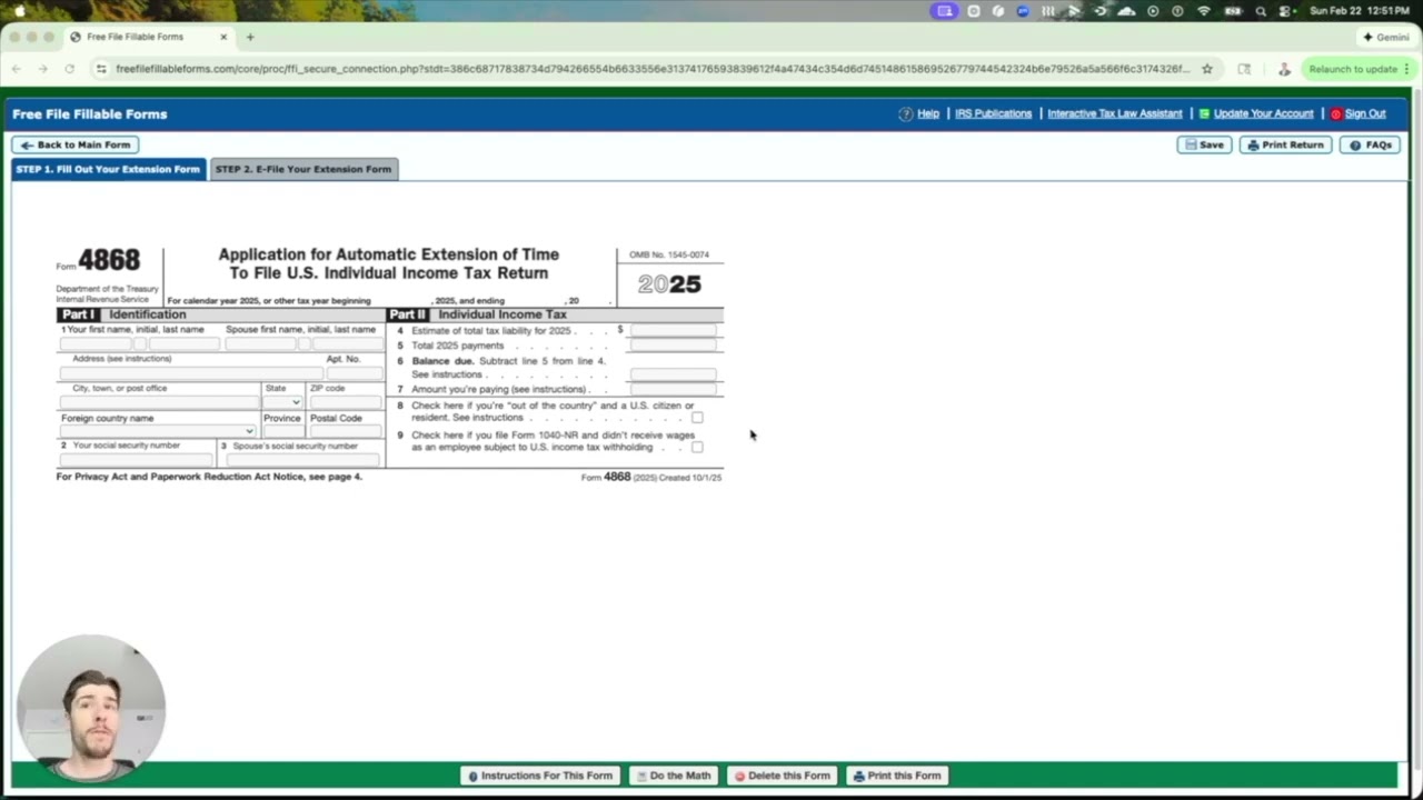 How to file for an IRS extension in 5 minutes (Step-by-Step)