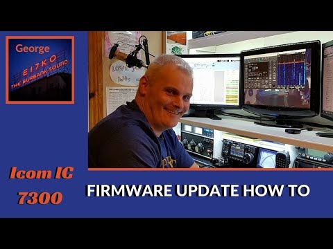 Icom 7300 - Firmware update how to video