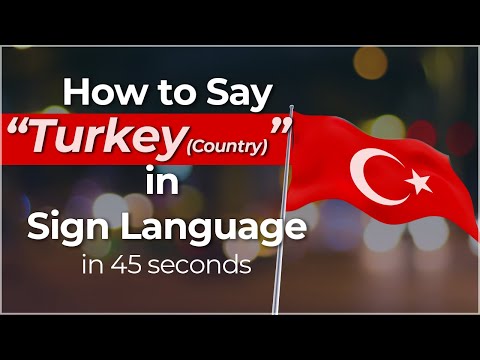 How to Sign the Country "Turkey" in American Sign Language?