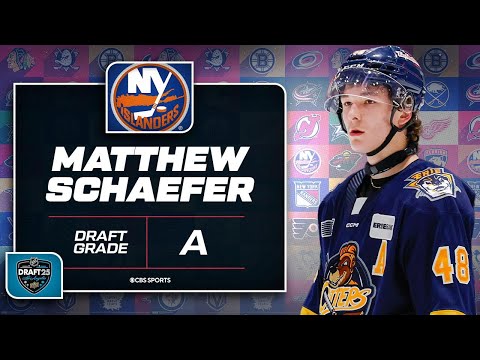 Matthew Schaefer selected No. 1 overall by Islanders | 2025 NHL Draft Grade & Instant Reaction