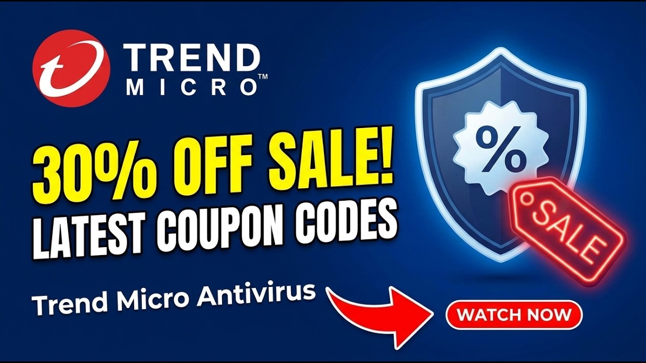 Trend Micro Coupon Code & Sale: Save 30% OFF🔐TrendMicro Premium Security Suite & Antivirus Software!