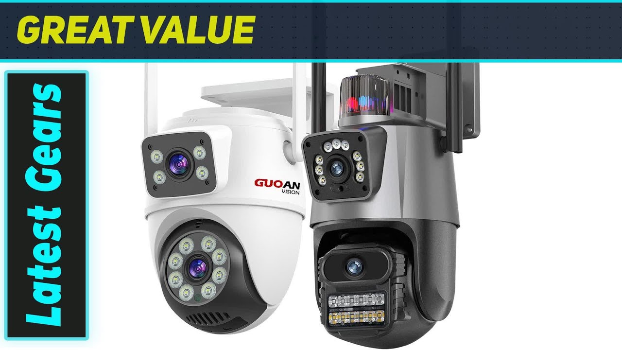 GUOANVISION 4K Dual Lens PTZ: The Ultimate Wireless Outdoor Security Camera!