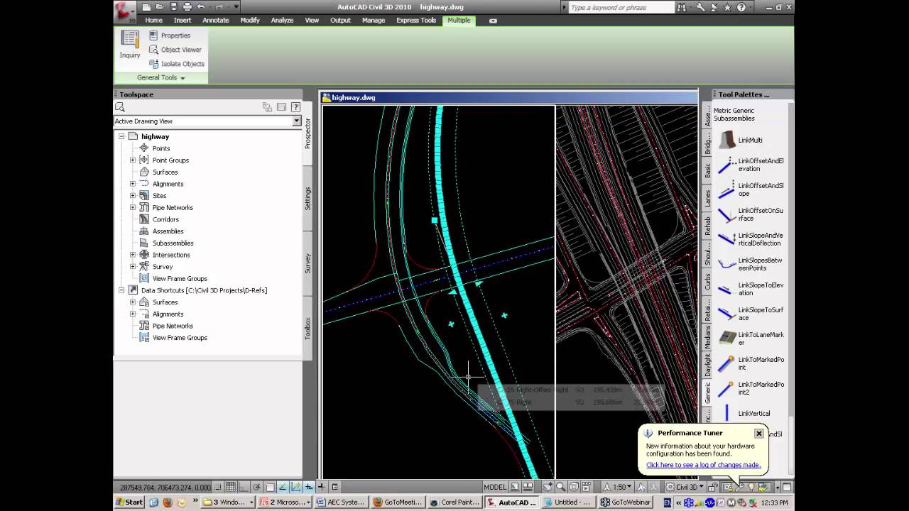 Civil 3D 2010 - Interesting Intersections