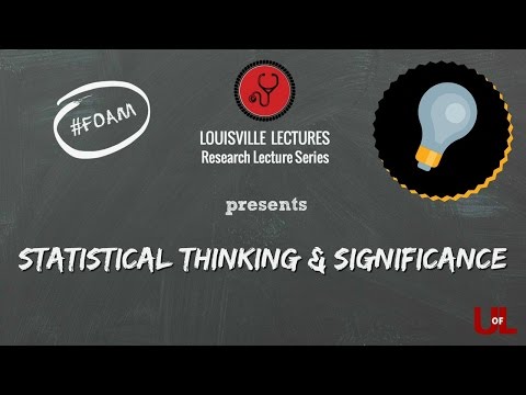 Statistical Thinking and Significance by Dr. Furmanek