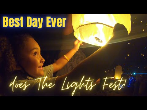 Best Day Ever Crew does THE LIGHTS FEST!!! | DC Sky Lantern Festival!