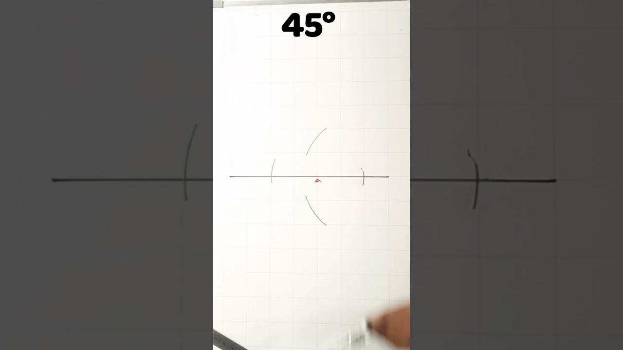How To Draw 90Degree ( 90° )