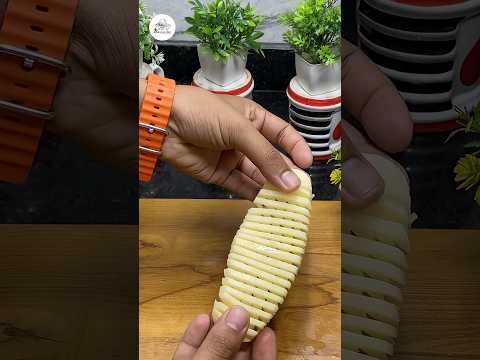 Super crispy potato spring 🥔 #shorts