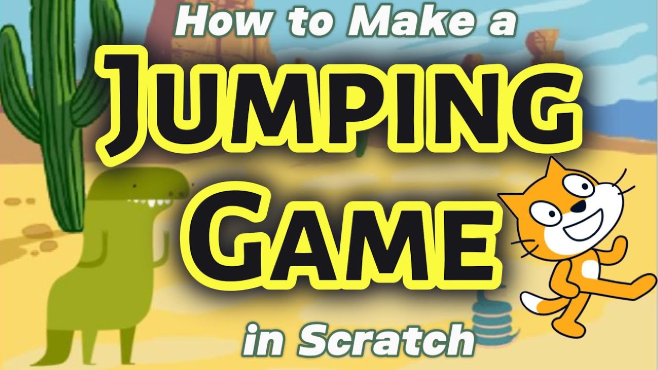 4 - Code a Jumping Game with Logical Operators ( Boolean Blocks! ) Scratch Tutorial for Beginners
