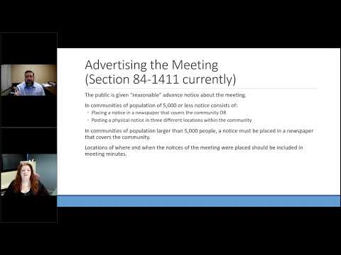 NCompass Live:Nebraska Open Meetings Act: 2024 Overview and Update