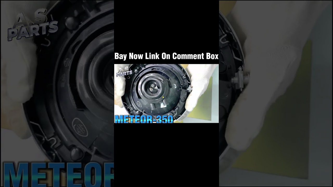 Royal Enfield Meteor 350cc Complete Headlamp Headlight Assembly #trending #shortvideo #royalenfield