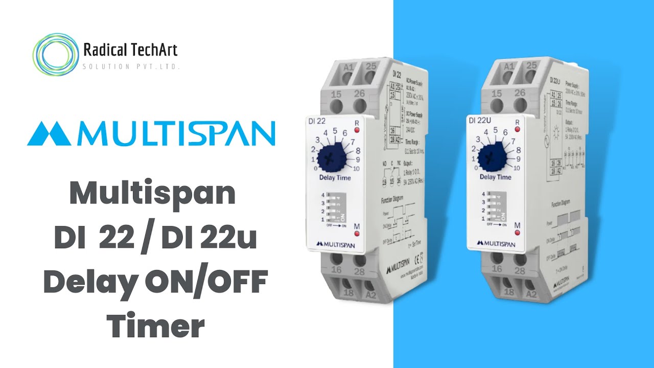 Multispan Delay Timer DI-22 | DI-22U | CRYO | RadicalTechArt I RadicalTalks I RadicalTechMart