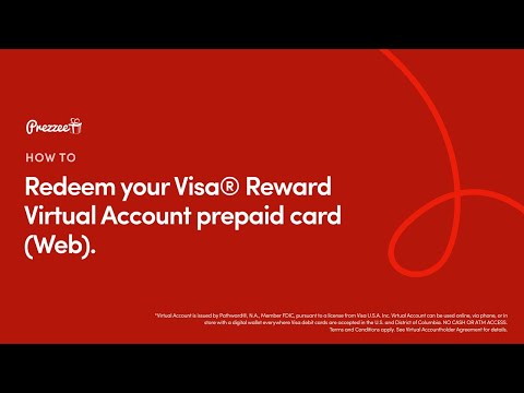 Visa® Reward Virtual Account prepaid card | How to redeem and use (Web)
