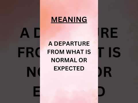 WORD MEANING- ABERRATION #english #englishlanguage #literaryjourney #exam #englishvocabulary