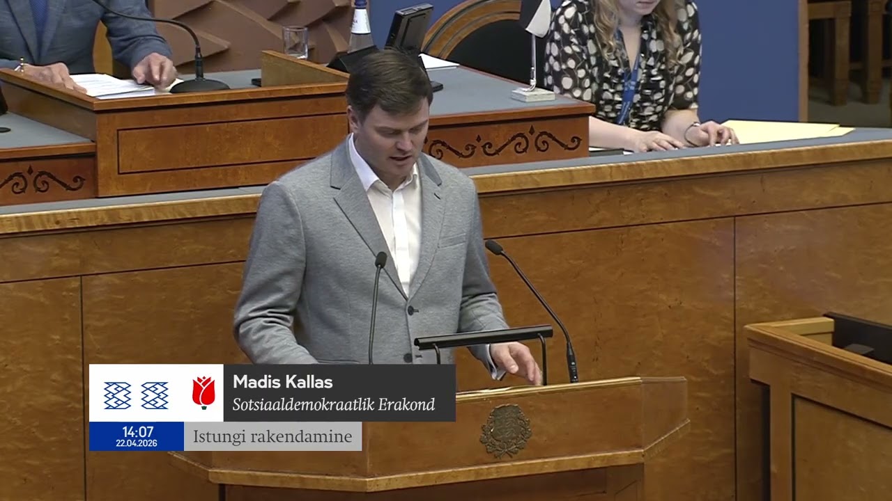 Riigikogu istung, 22.04.2026