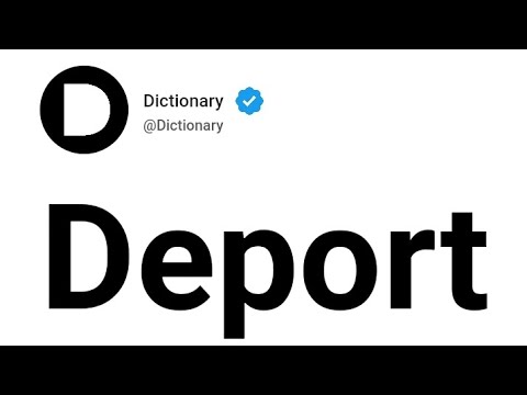 Deport Meaning In English