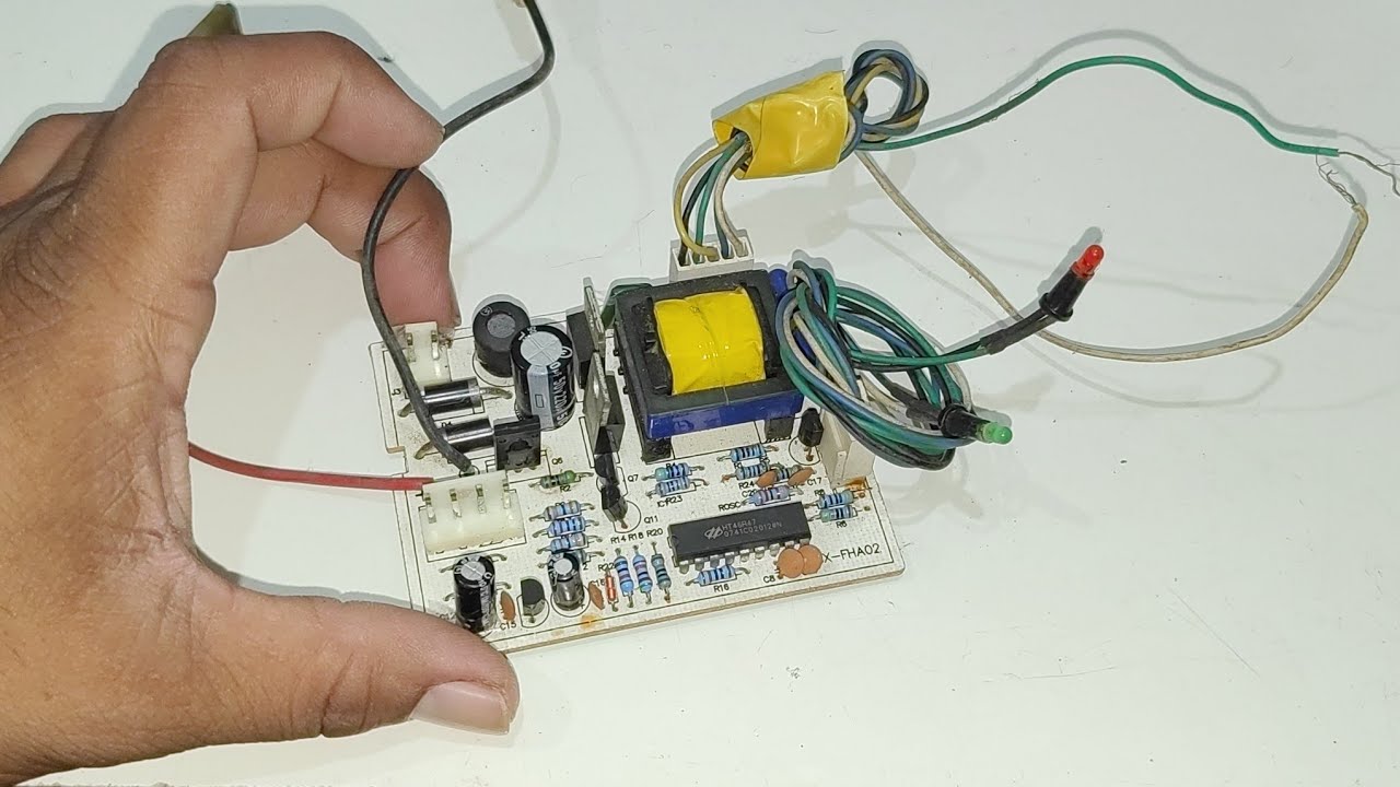 How to Repair Power Booster Circuit 12V DC To 220V Ac Voltage Circuit