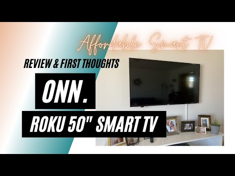 ONN Roku Smart TV Review - Affordable Walmart Smart TV - 50" TV Review