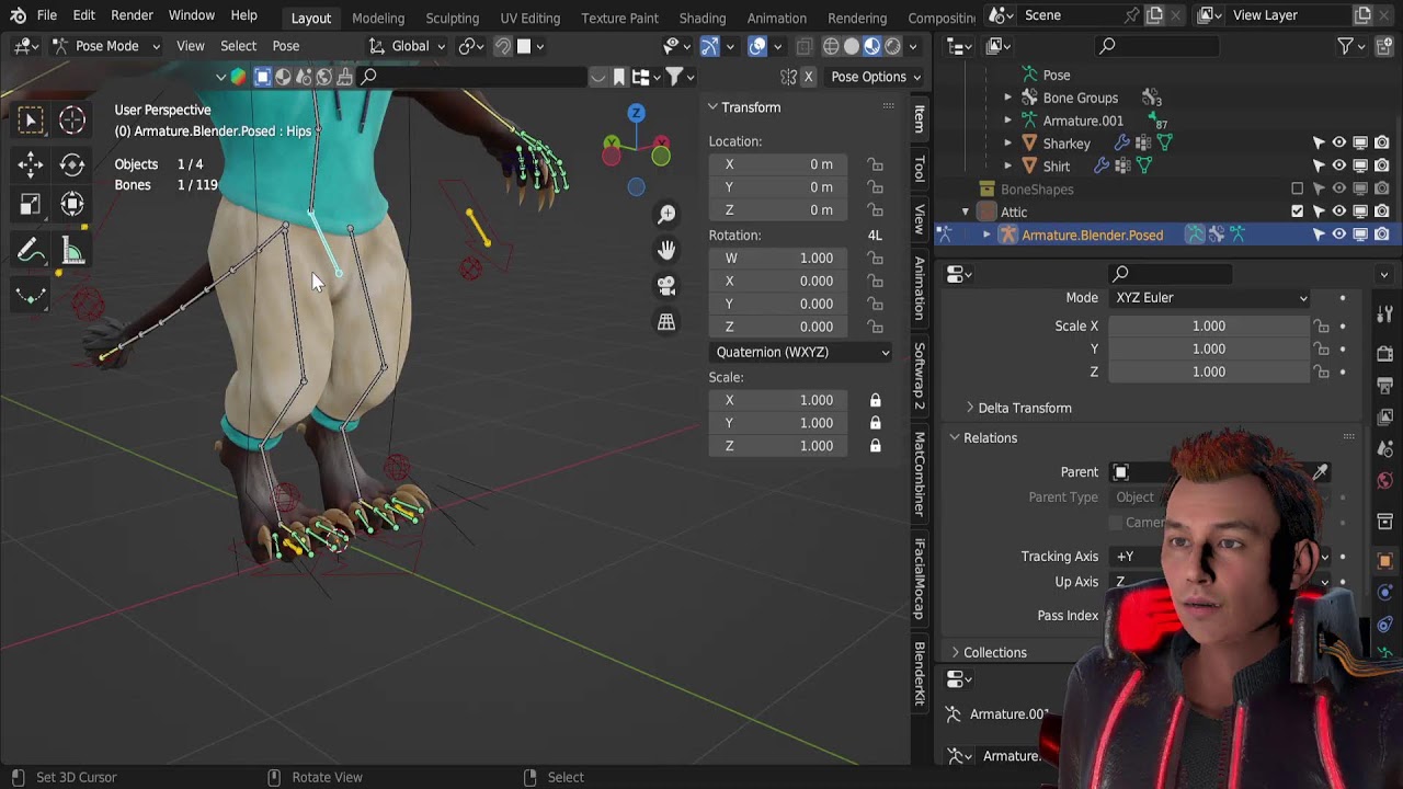 Animating an Kemorig Vtuber