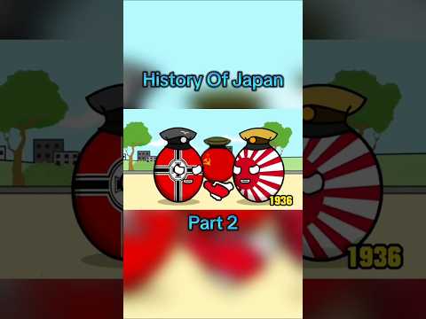 History Of Japan ???????? (Part 2)#history #countryballs