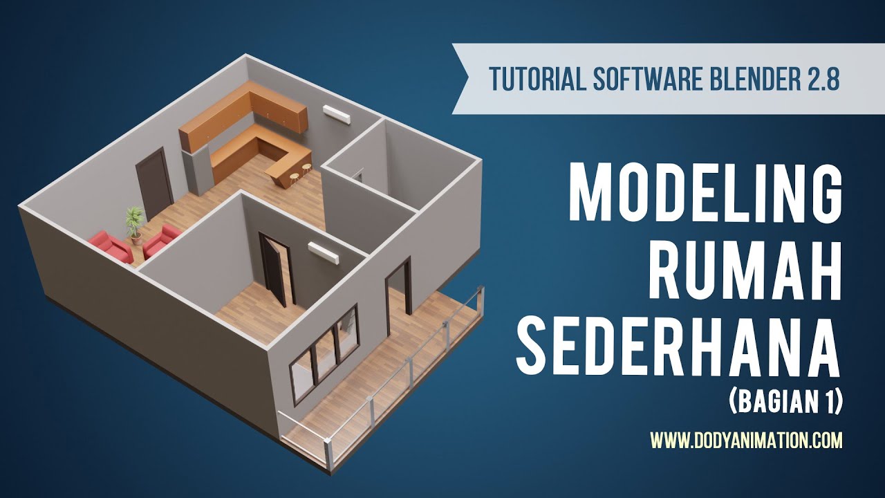 Modeling rumah sederhana bagian 1