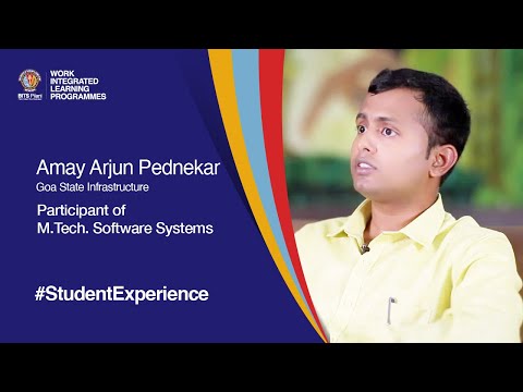 Student Speak | Amay Arjun | M. Tech. Software Systems for working professionals