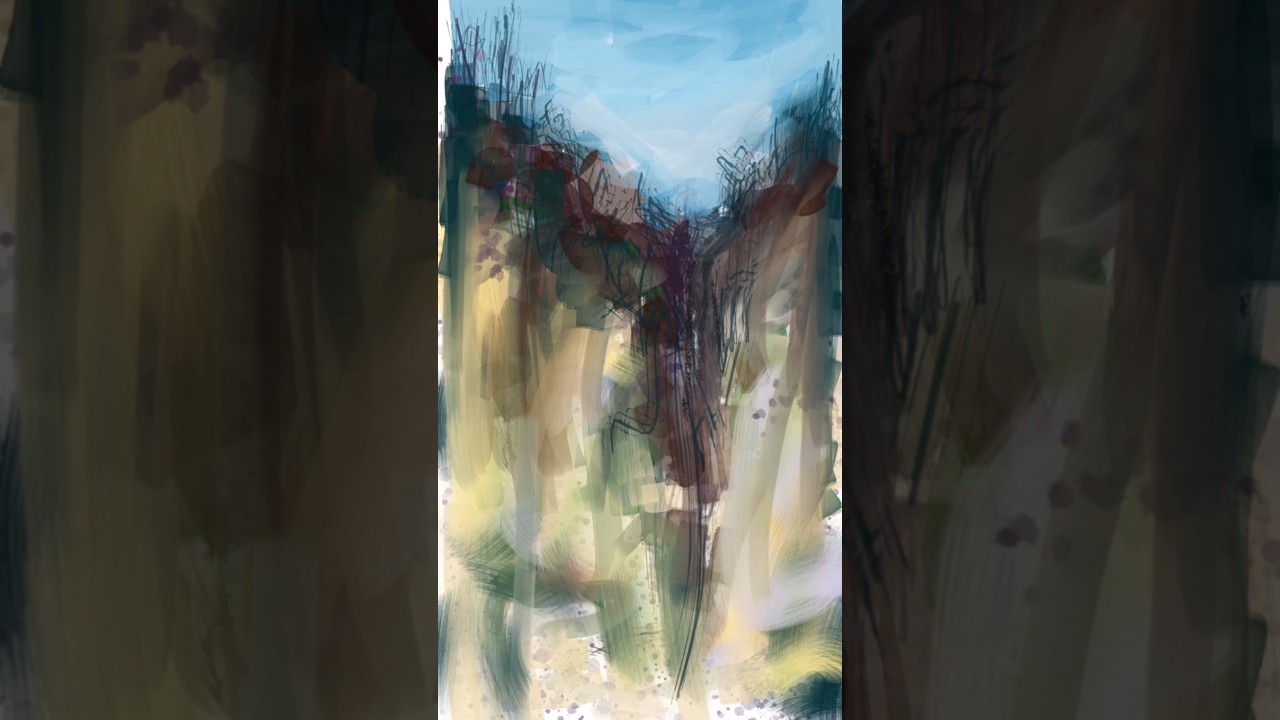 Create a Fast Digital ABSTRACT Painting Every Morning!