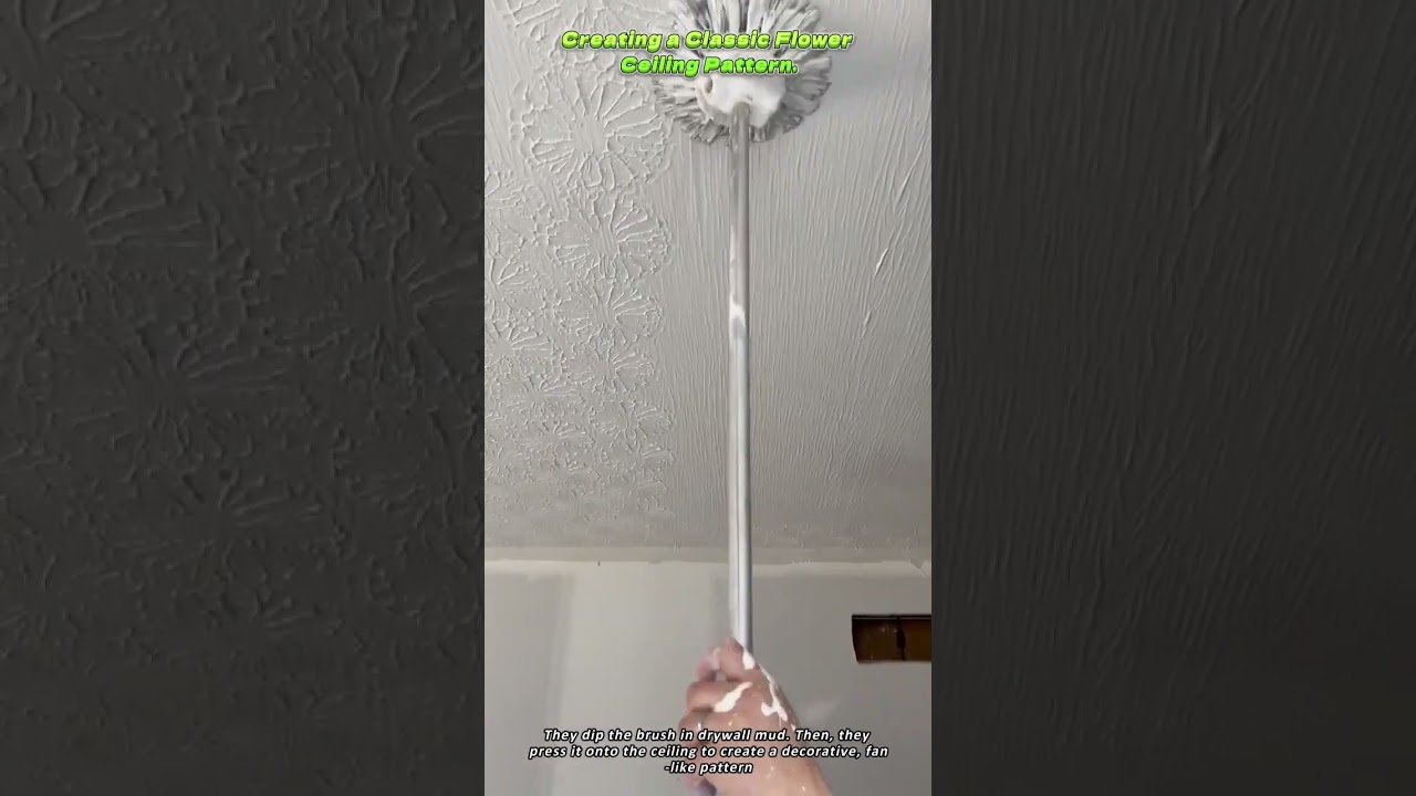 Creating a Classic Flower Ceiling Pattern