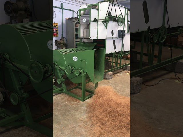 Coir Yarn Spinning Machines - Double Head Double Combing Autofeed ...
