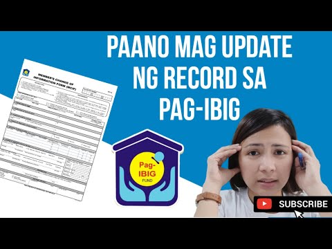 Correction of Mother's Maiden Name (MCIF) sa Pag-ibig 2025, Magupdate ng Record sa Pag-ibig 2025