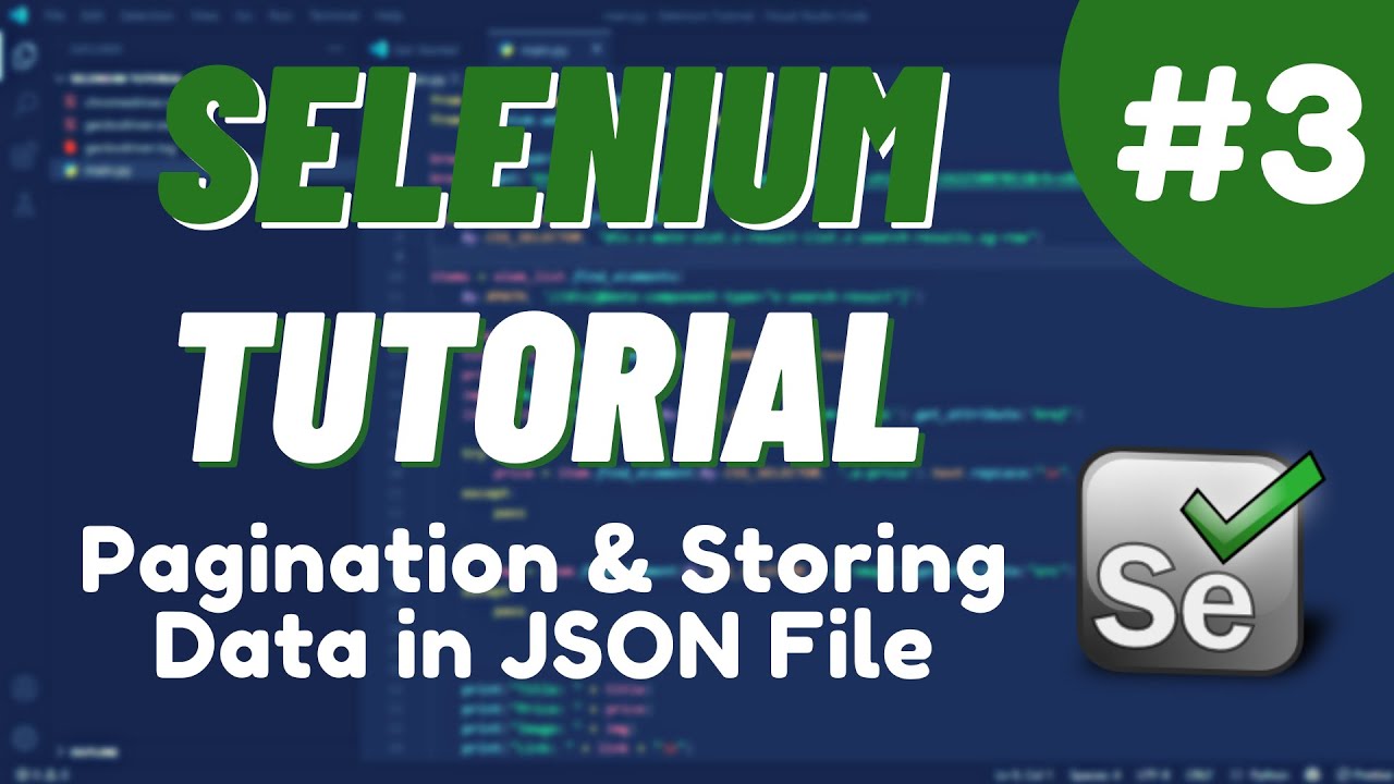 Python Selenium Tutorial #3  - Pagination & Saving Data To JSON File
