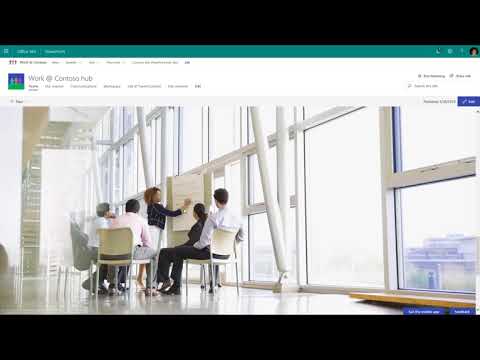 Introducing SharePoint hub sites in Office 365