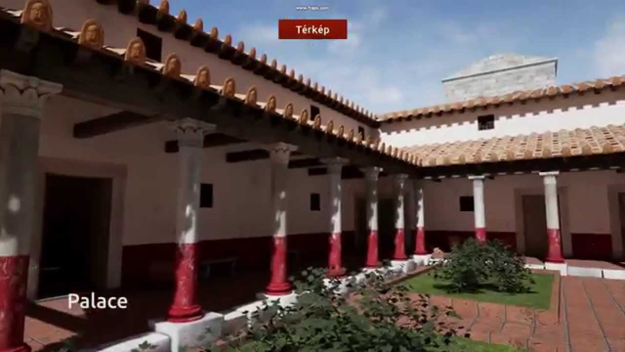 Virtual reconstruction of the city of Sopianae by Ádám Németh