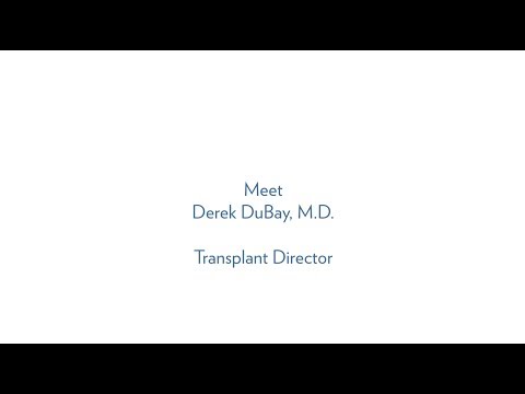 Dr. Derek Dubay, Transplant Director - MUSC Health
