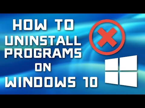 2021 How to Uninstall Apps/Programs in Windows 10 Settings Panel