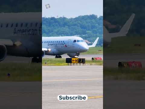 Embraer 170 Republic "Brickyard" Best Flare Landing #shorts