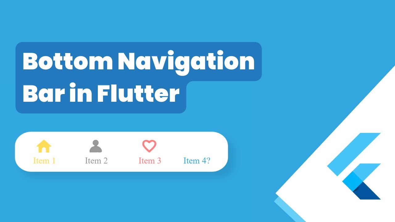 Flutter Master Series: Custom Bottom Navigation Bar | Flutter Bottom Nav Bar #bottombar #flutter