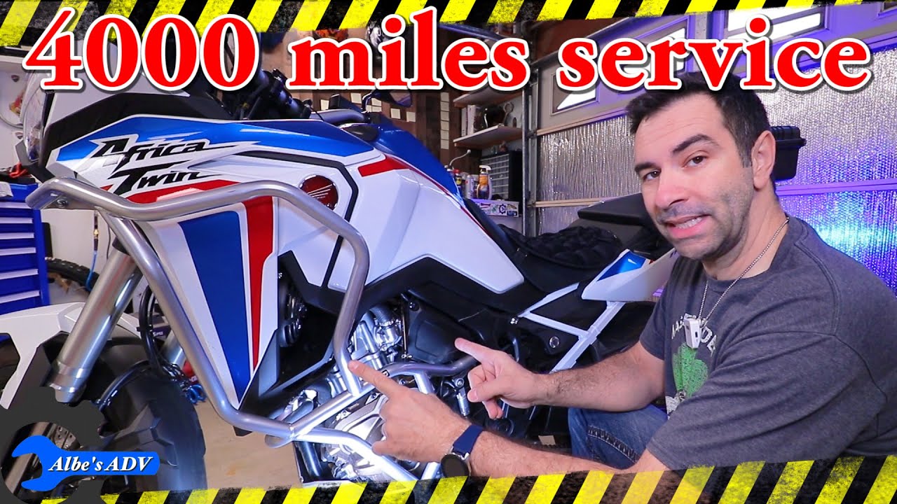 Honda Africa Twin CRF1100L 4000 miles Service