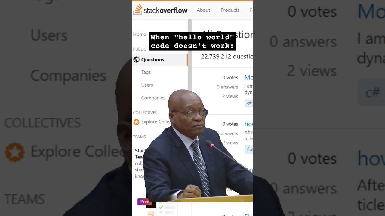 Every programmer will understand. This place will help everyone. #stackoverflow #python #json #j